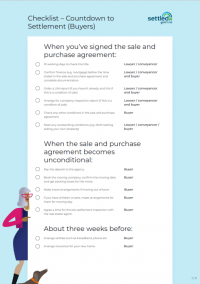 Settling on settlement day when buying | Settled.govt.nz