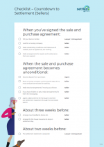Planning for settlement day when selling | Settled.govt.nz
